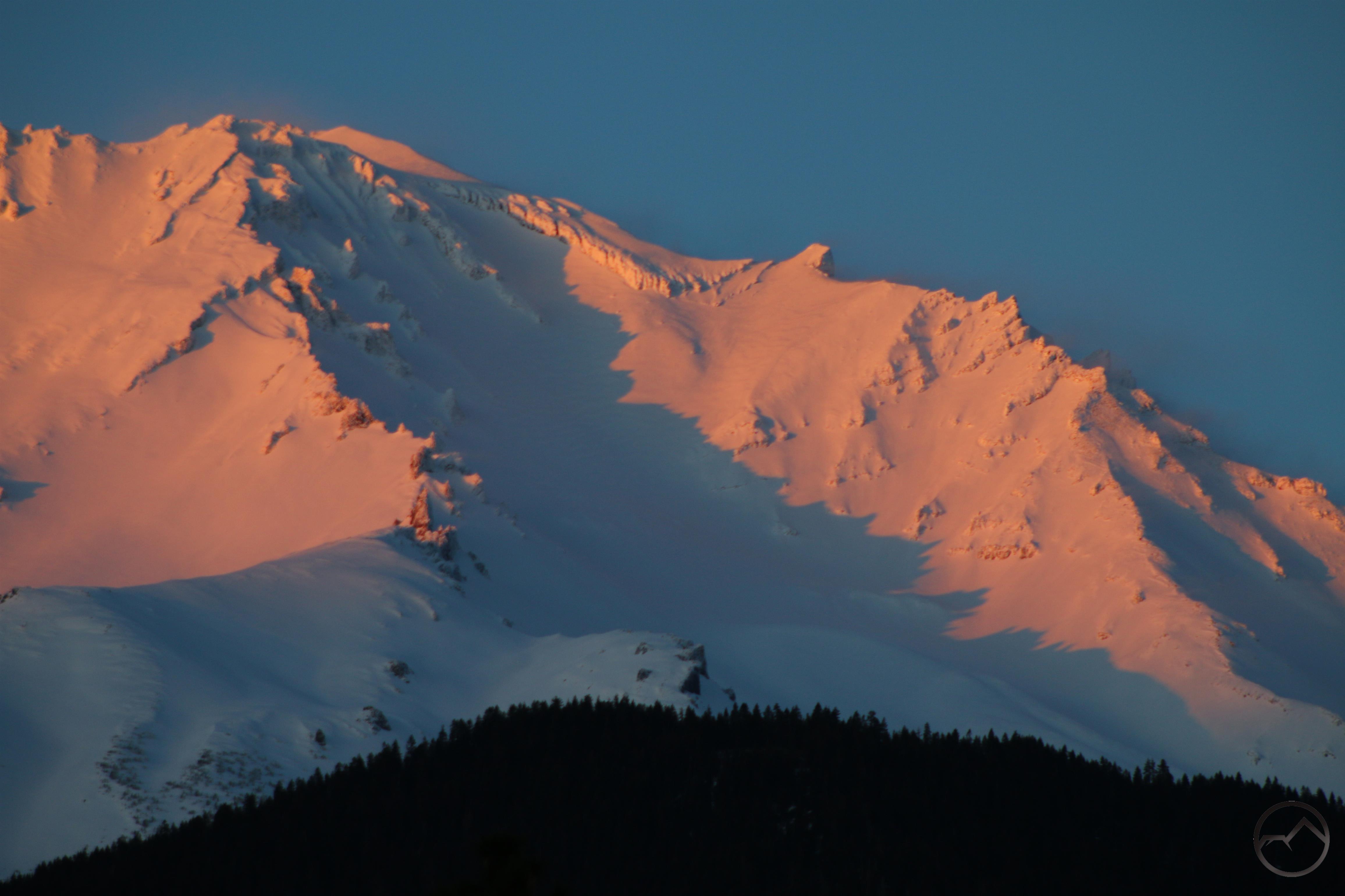 Shadow And Alpenglow | Hike Mt. Shasta