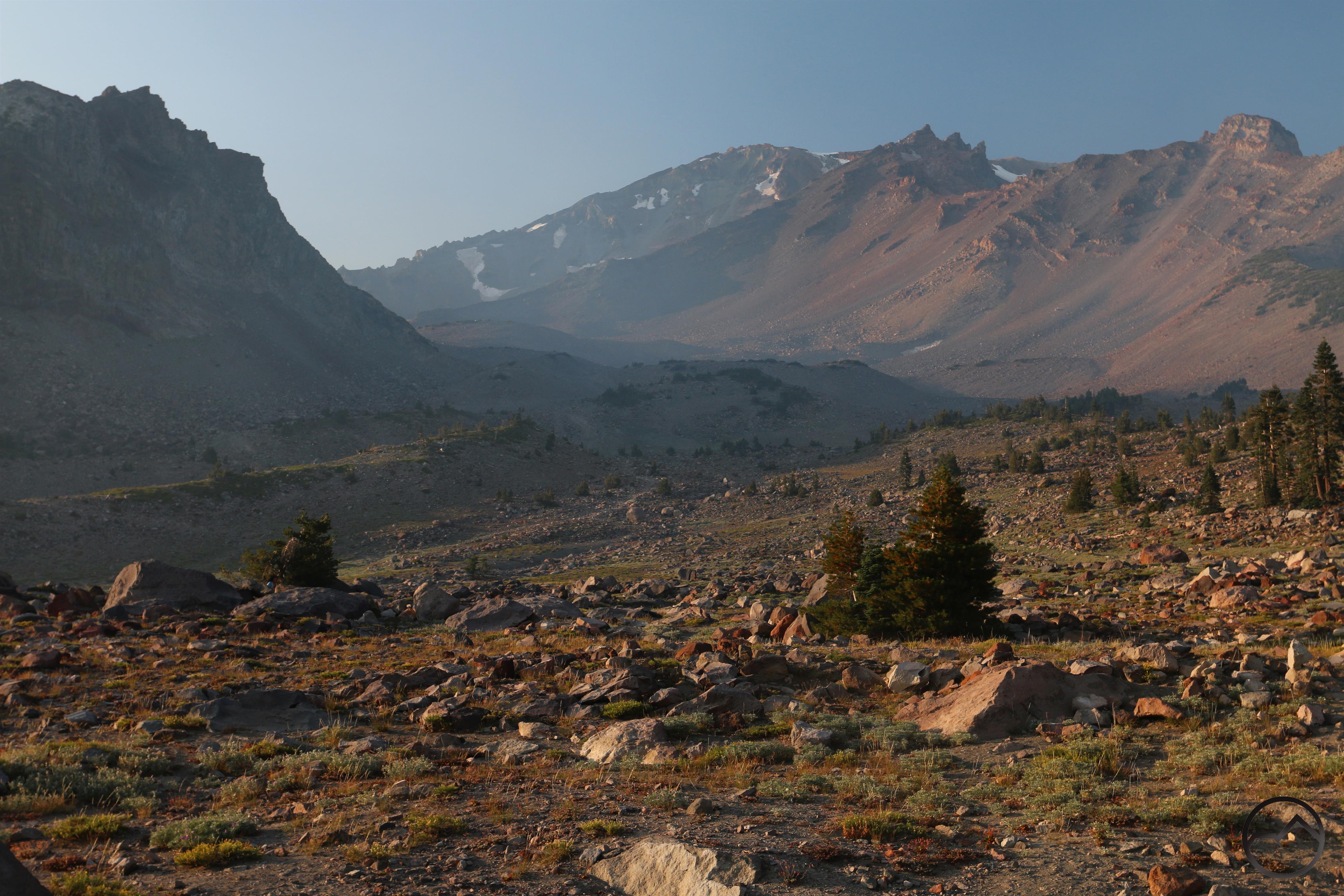 Looking Down As The Smoke Rolls In | Hike Mt. Shasta