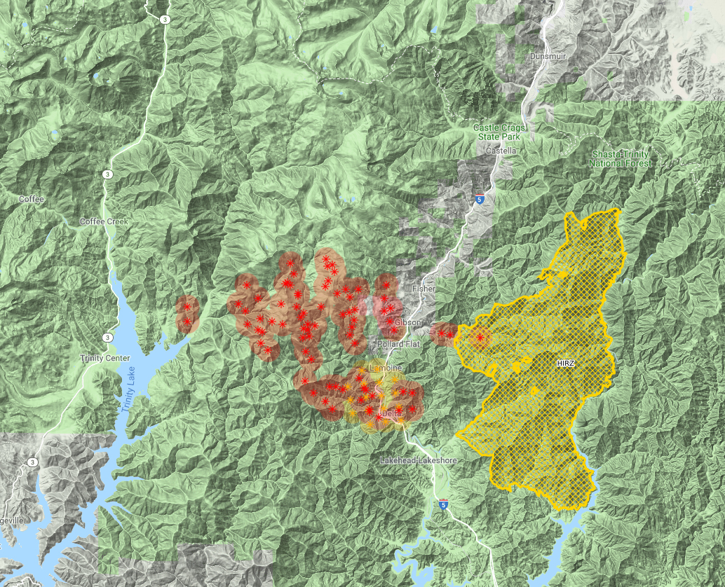 Delta Fire – The Situation As Of Thursday Morning | Hike Mt. Shasta