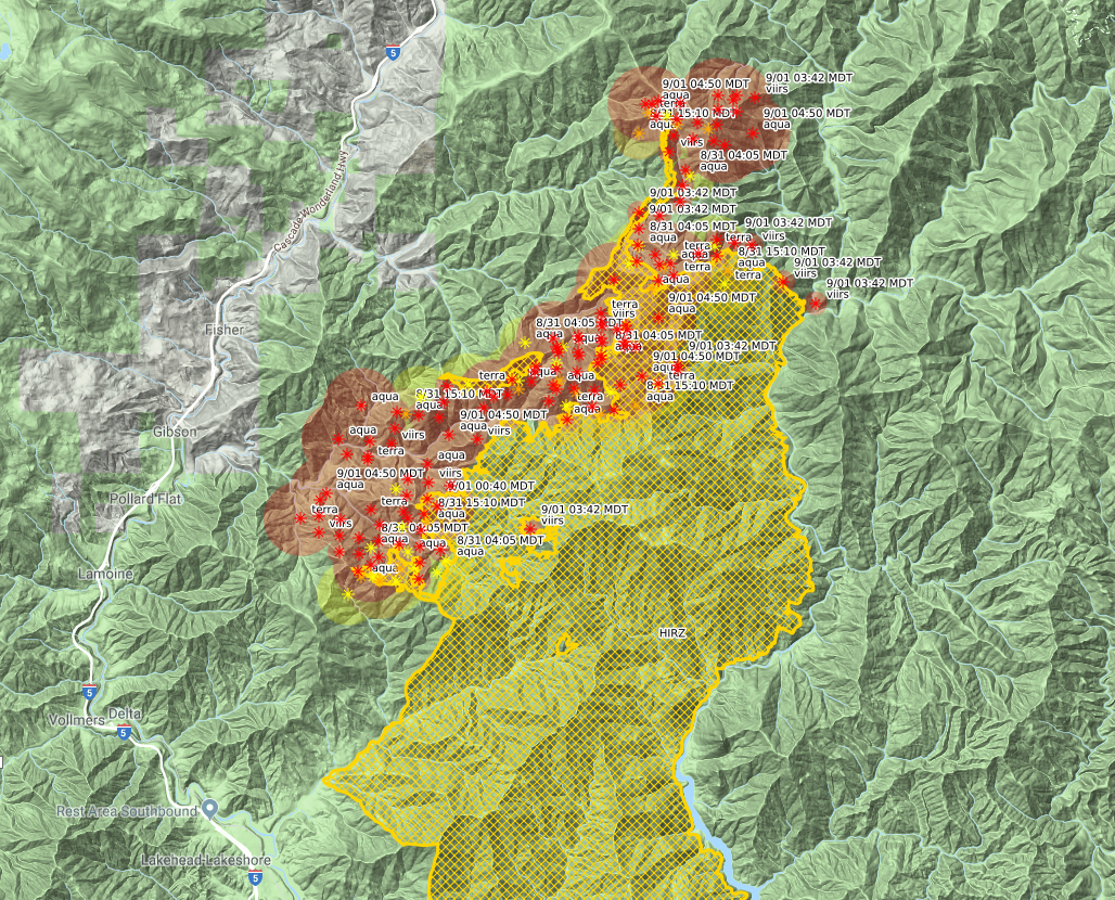 A Hirz Fire Update (No, There Is Not A New Fire In The Eddies) | Hike ...
